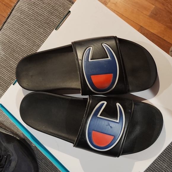 Champion | Shoes | Used Champion Sandal Slides | Poshmark